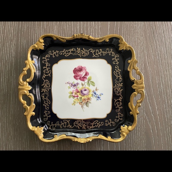 Reichenbach | Dining | Reichenbach Echt Kobalt Square Serving Plate ...